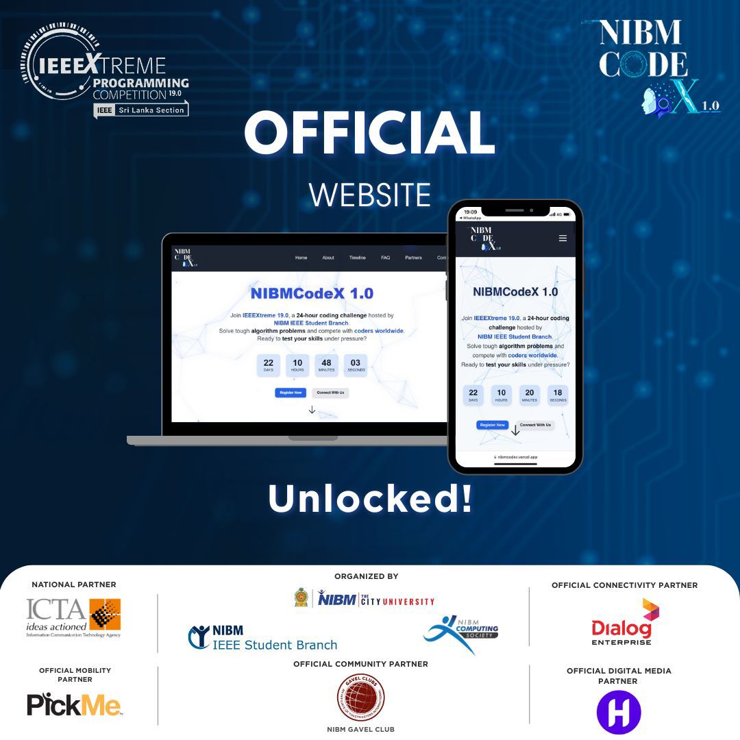 IEEEXtreme 19.0 - Sri Lanka Section