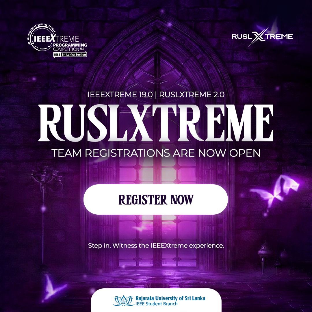 IEEEXtreme 19.0 - Sri Lanka Section